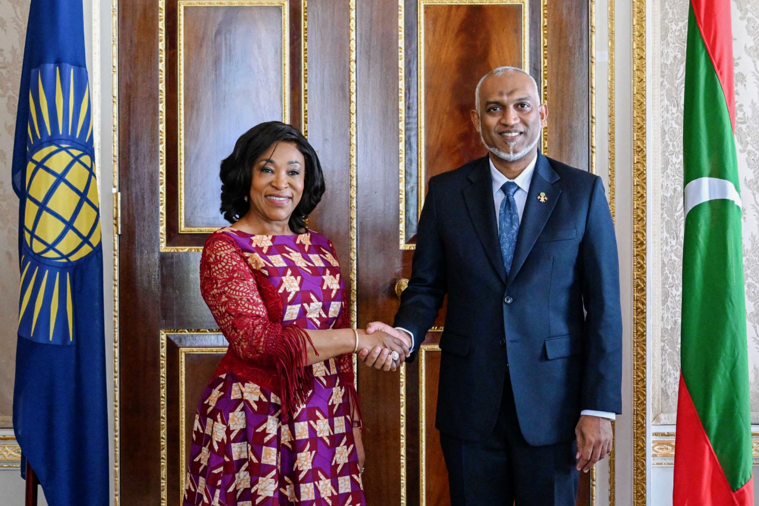 President Muizzu Meets Commonwealth Secretary-General, Reinforces ...