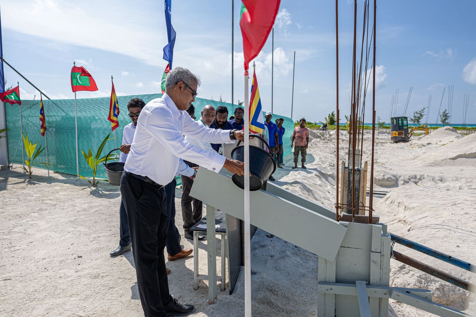 President Muizzu Oversees Groundbreaking of New STELCO Powerhouse in ...