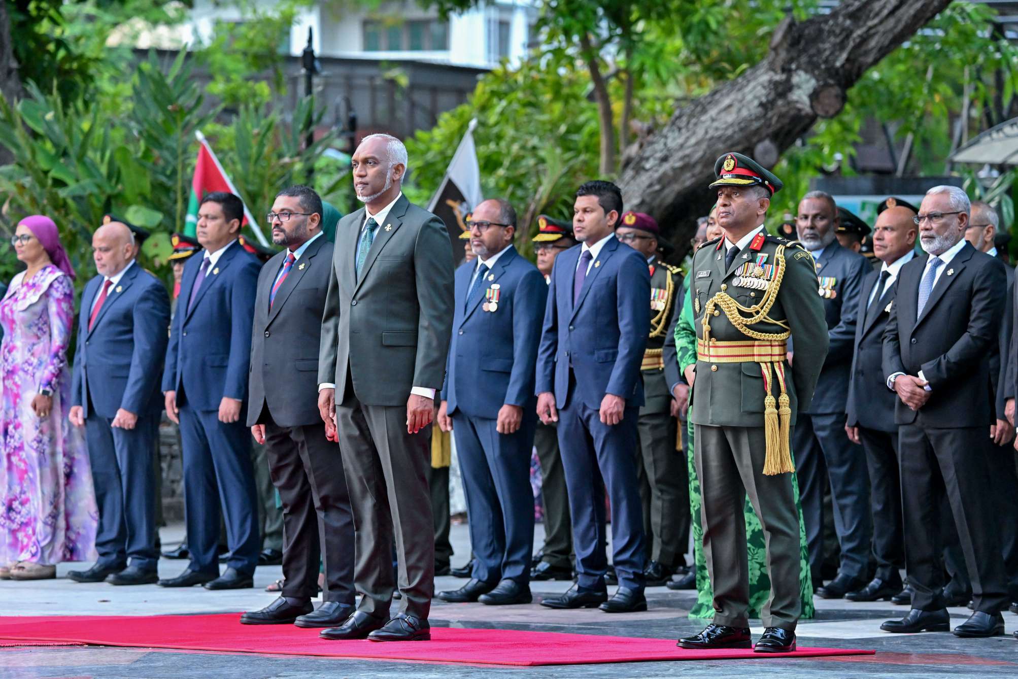 Victory Day observed with solemn ceremony led by President Muizzu - The ...