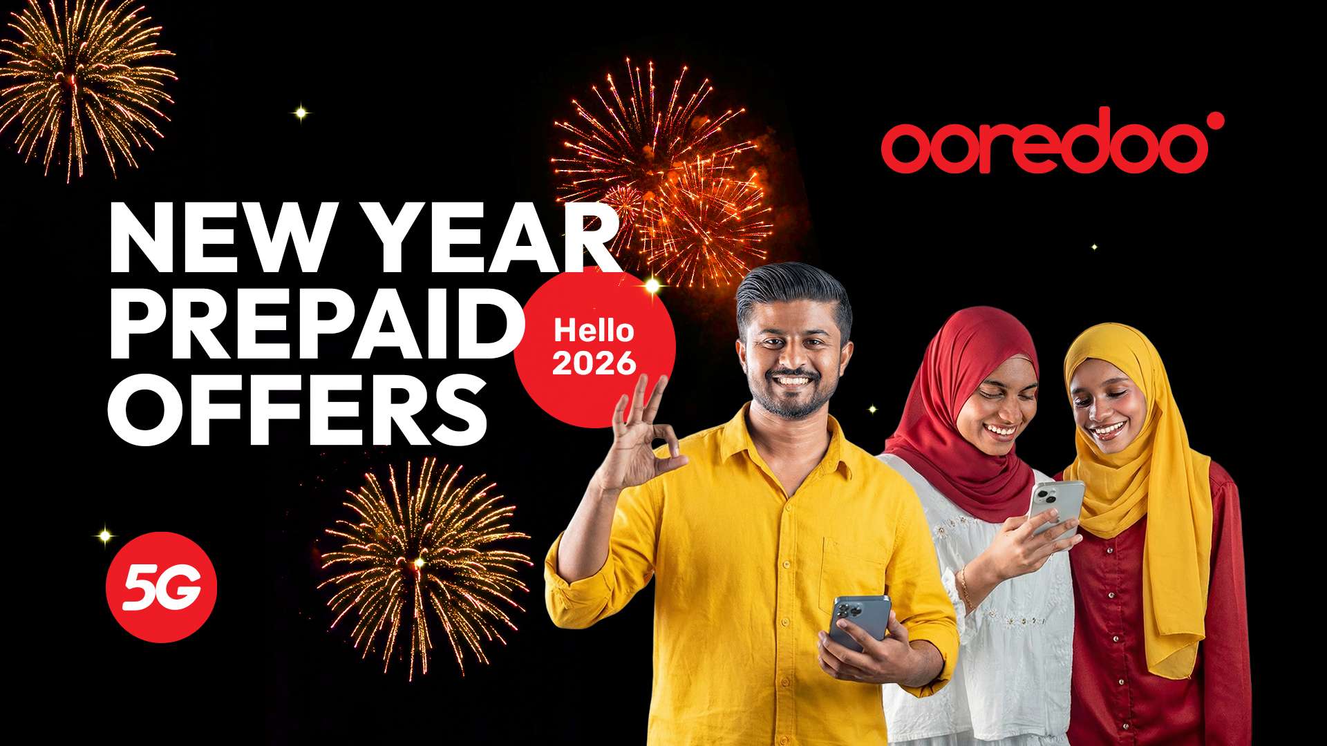 Celebrate 2026 Connected as Ooredoo Launches Special New Year Packs ...