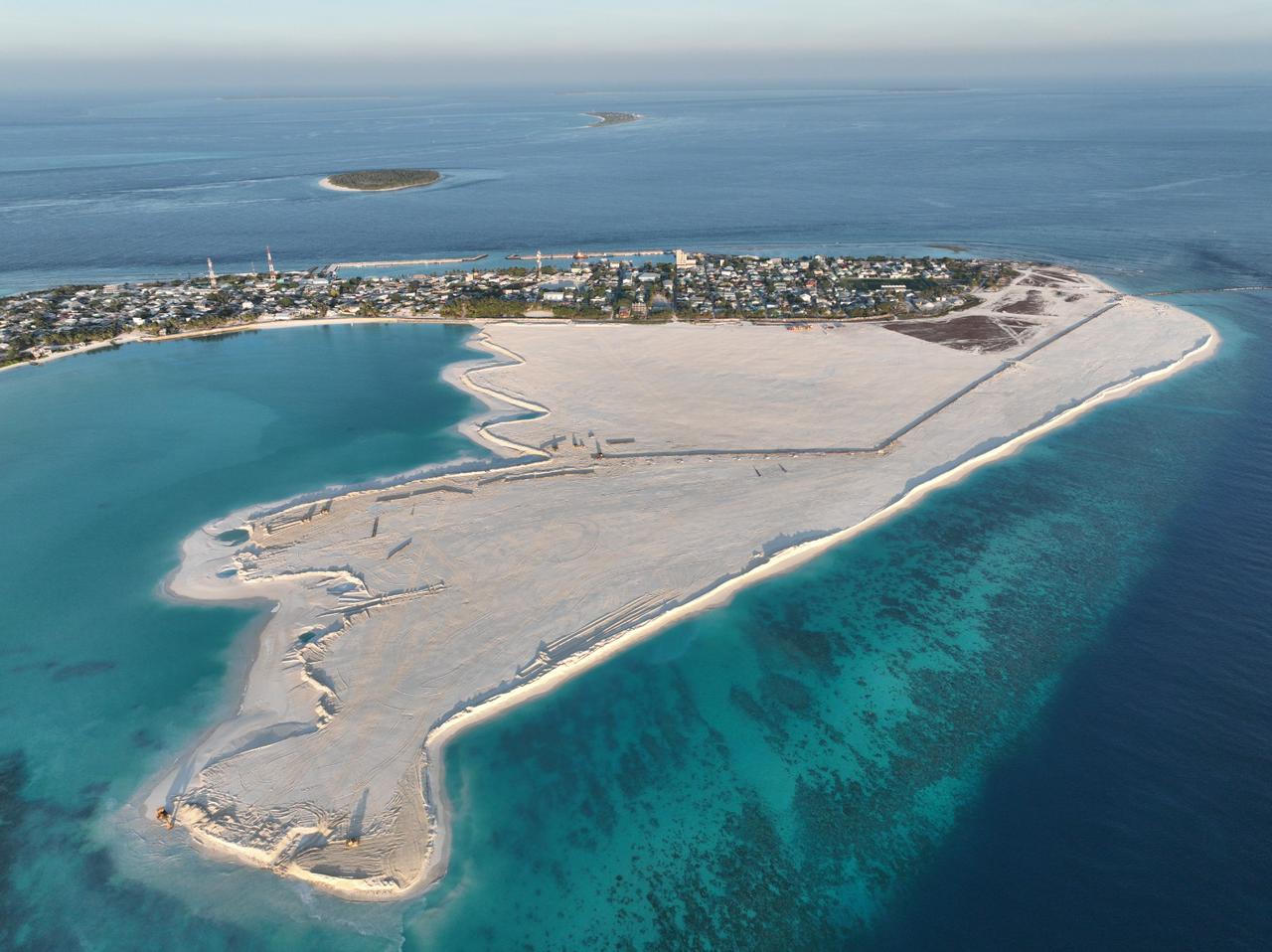 MACL says Dhidhdhoo land reclamation reaches 36 percent completion ...